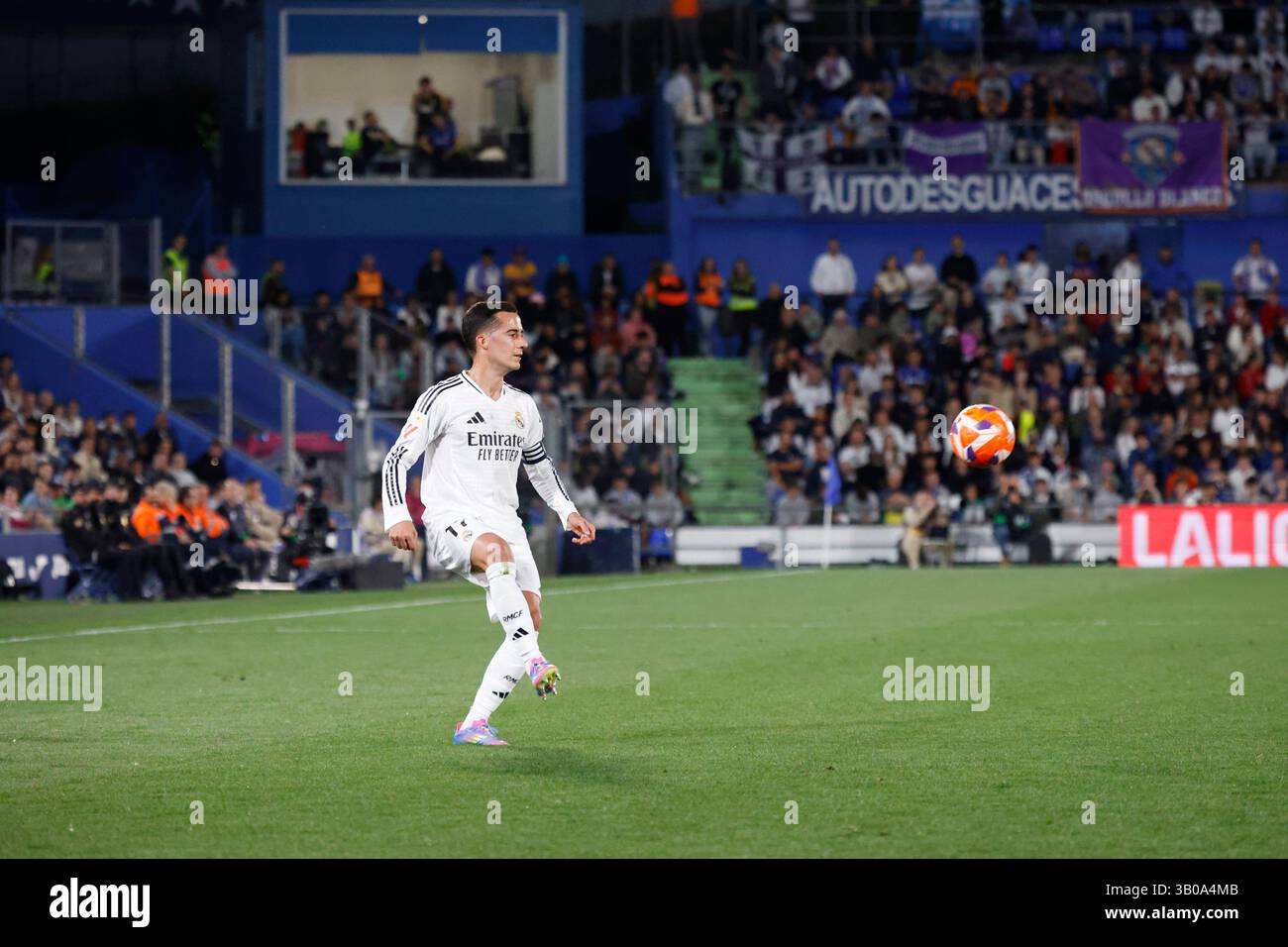 GETAFE, SPAIN - APRIL 23, 2025: Lucas Vazquez during LaLiga match ...