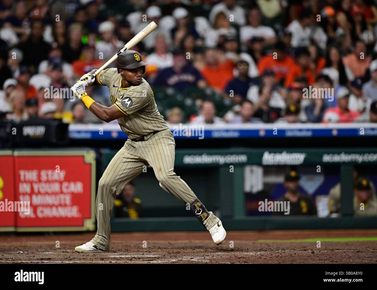 San Diego Padres left field Oscar Gonzalez (39) in the sixth inning ...