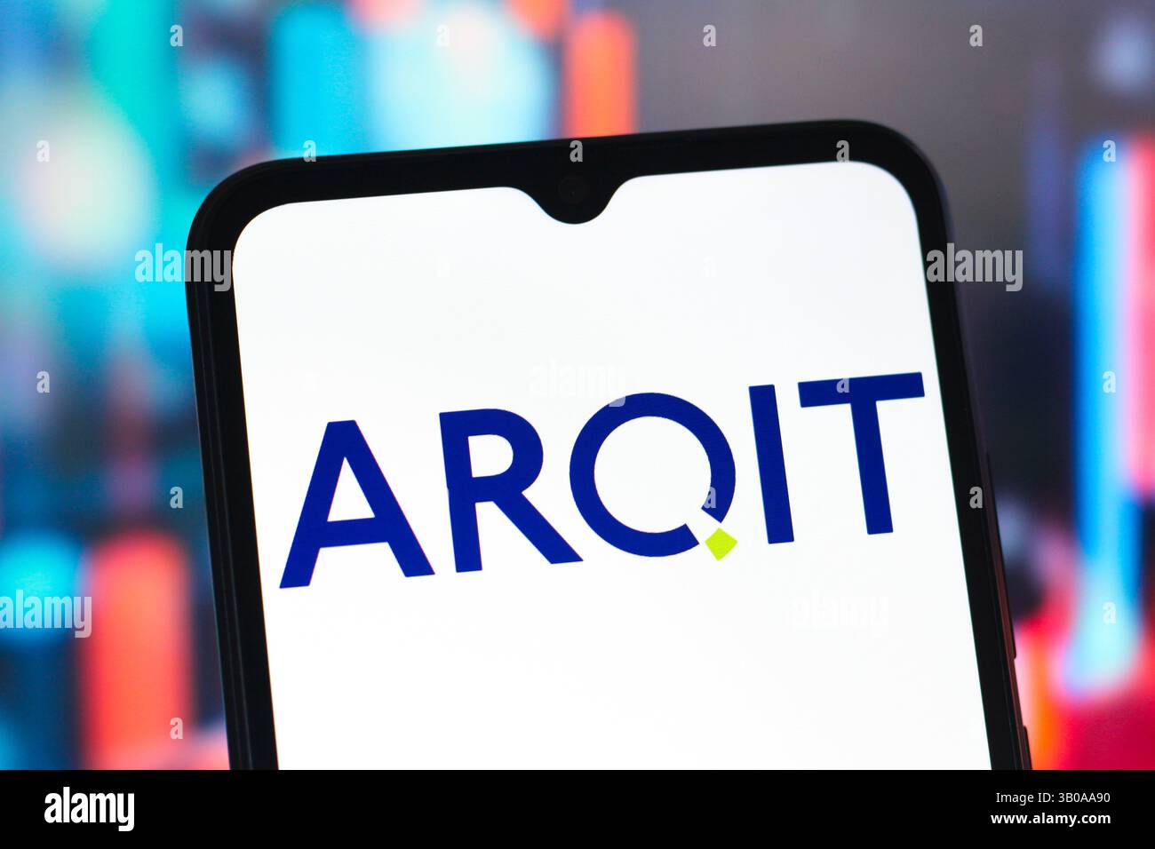 Canada. 23rd Apr, 2025. In this photo illustration, the Arqit Quantum ...