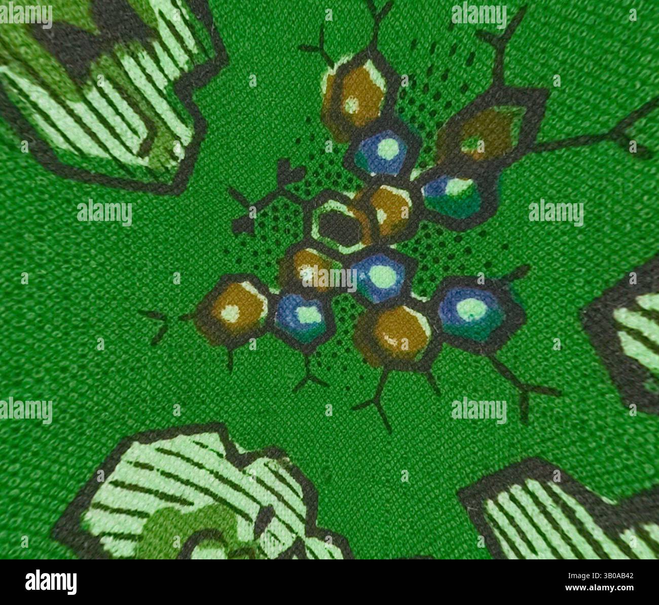 Clusters of hexagonal shapes in blue hi-res stock photography and ...