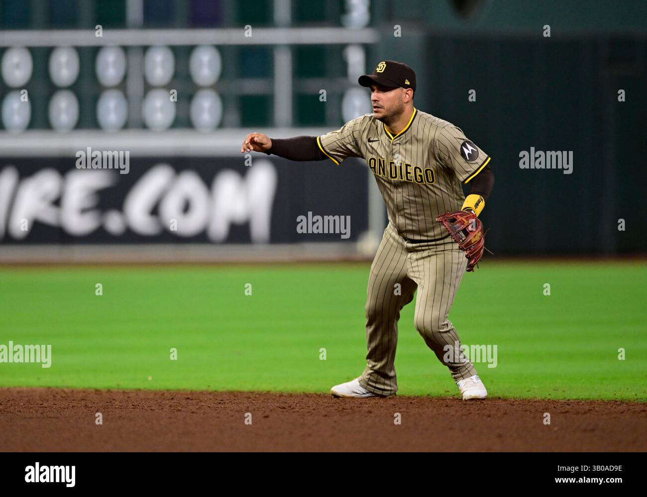 San Diego Padres second base Jose Iglesias (11) in the seventh inning ...