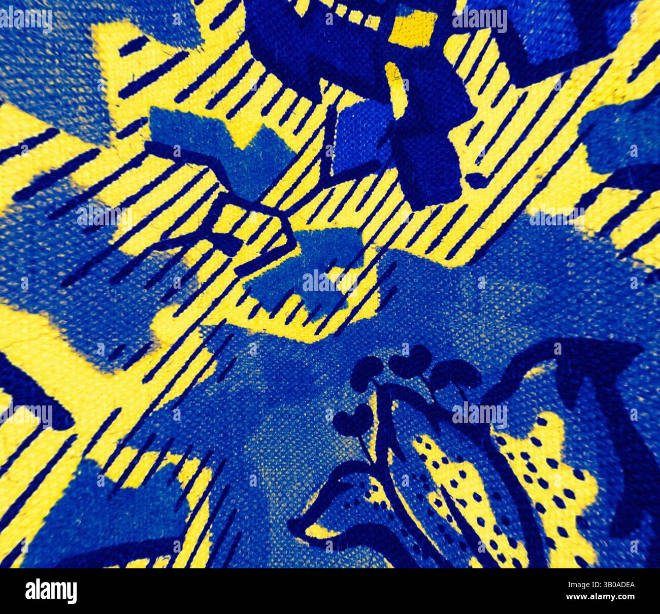 Bold blue patterns intertwined hi-res stock photography and images - Alamy