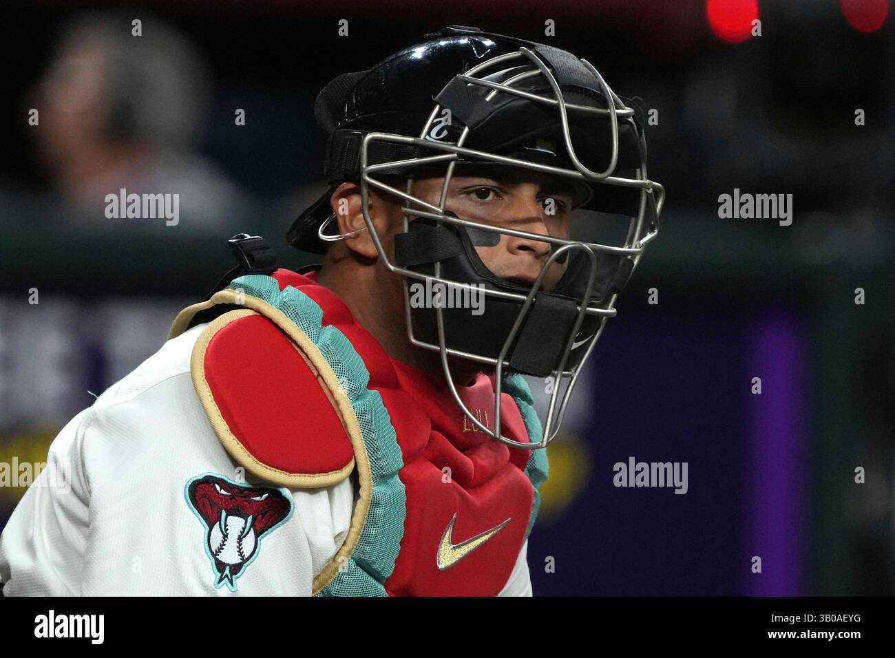 Arizona Diamondbacks catcher Gabriel Moreno (14) against the Tampa Bay ...