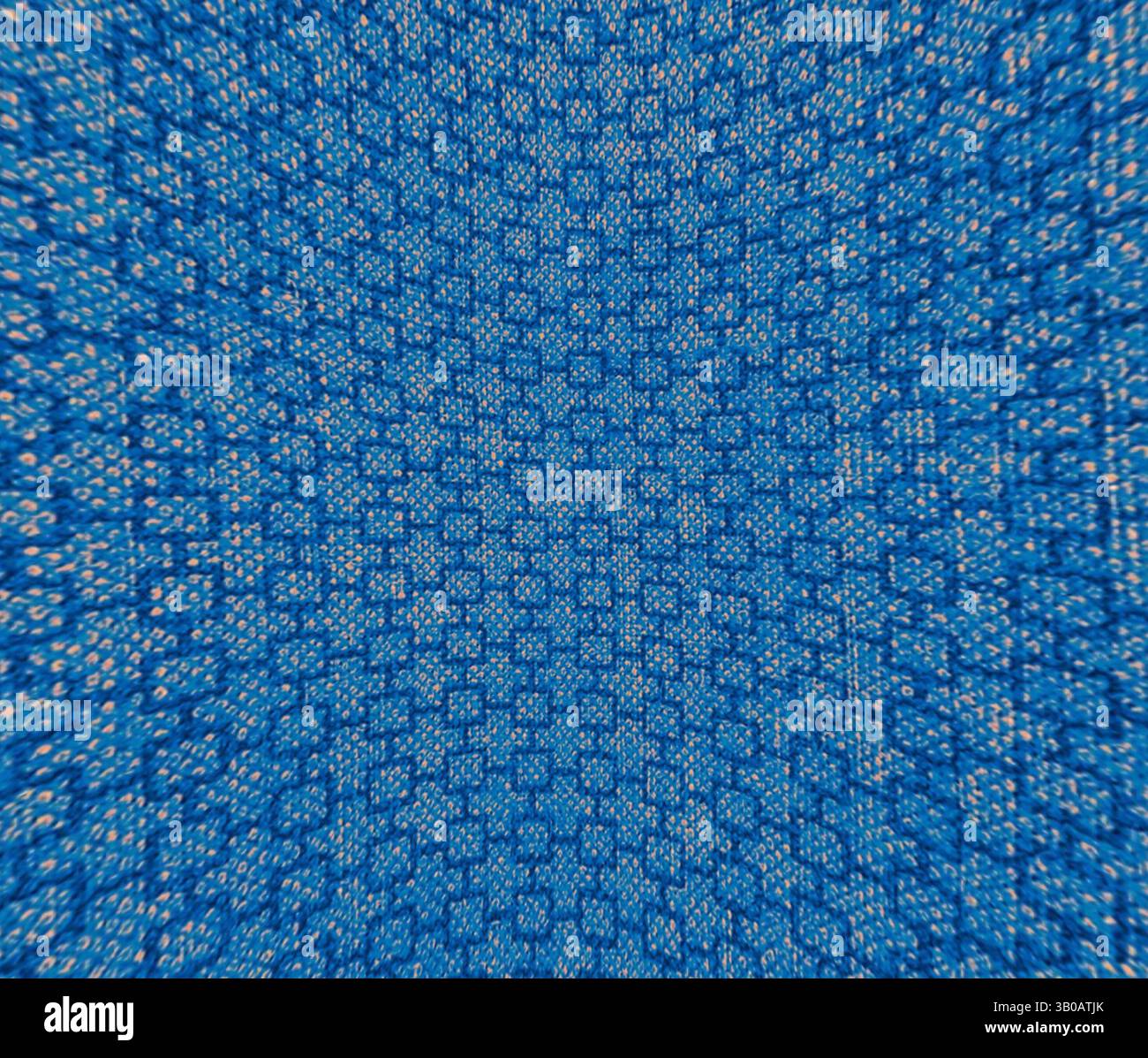 Interconnected shapes in rich blue tones hi-res stock photography and images - Alamy