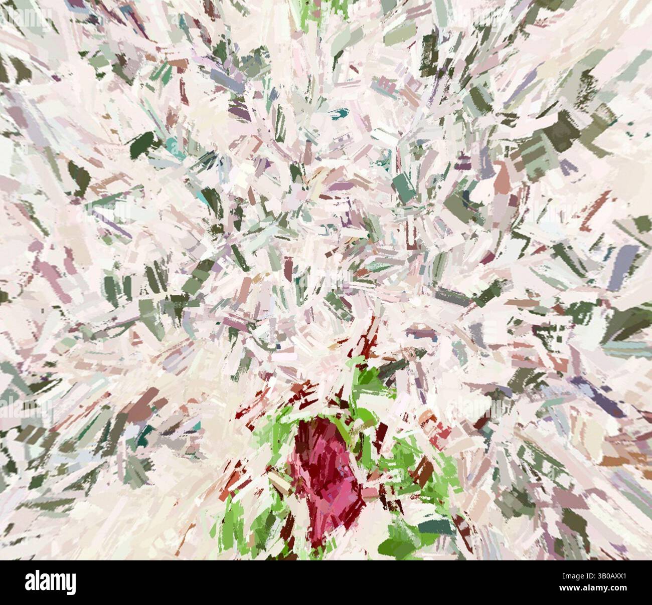 A vibrant explosion of colors converges in a dynamic swirl, blending ...