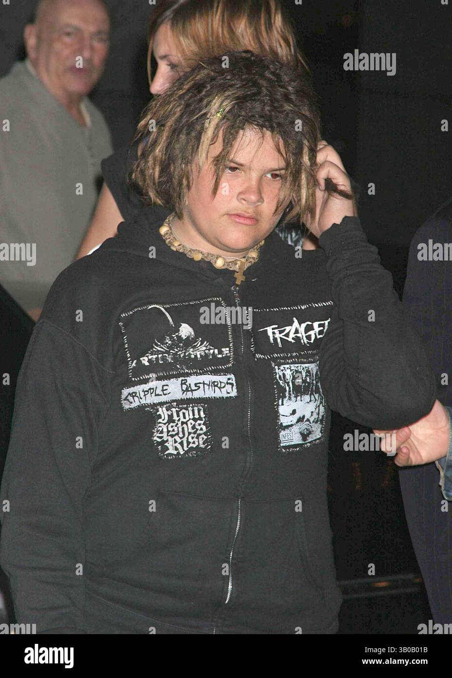 Apr. 7, 2005 - New York, New York, U.S. - TRAVIS BACON (KEVIN BACON'S SON) ARRIVING AT THE ...