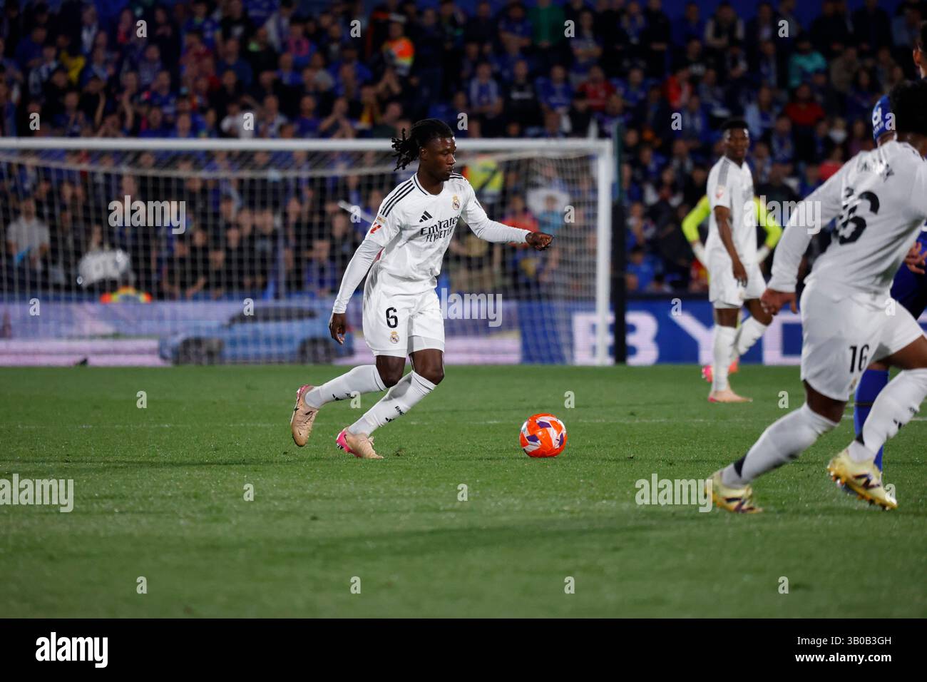 GETAFE, SPAIN - APRIL 23, 2025: Camavinga during LaLiga match between ...