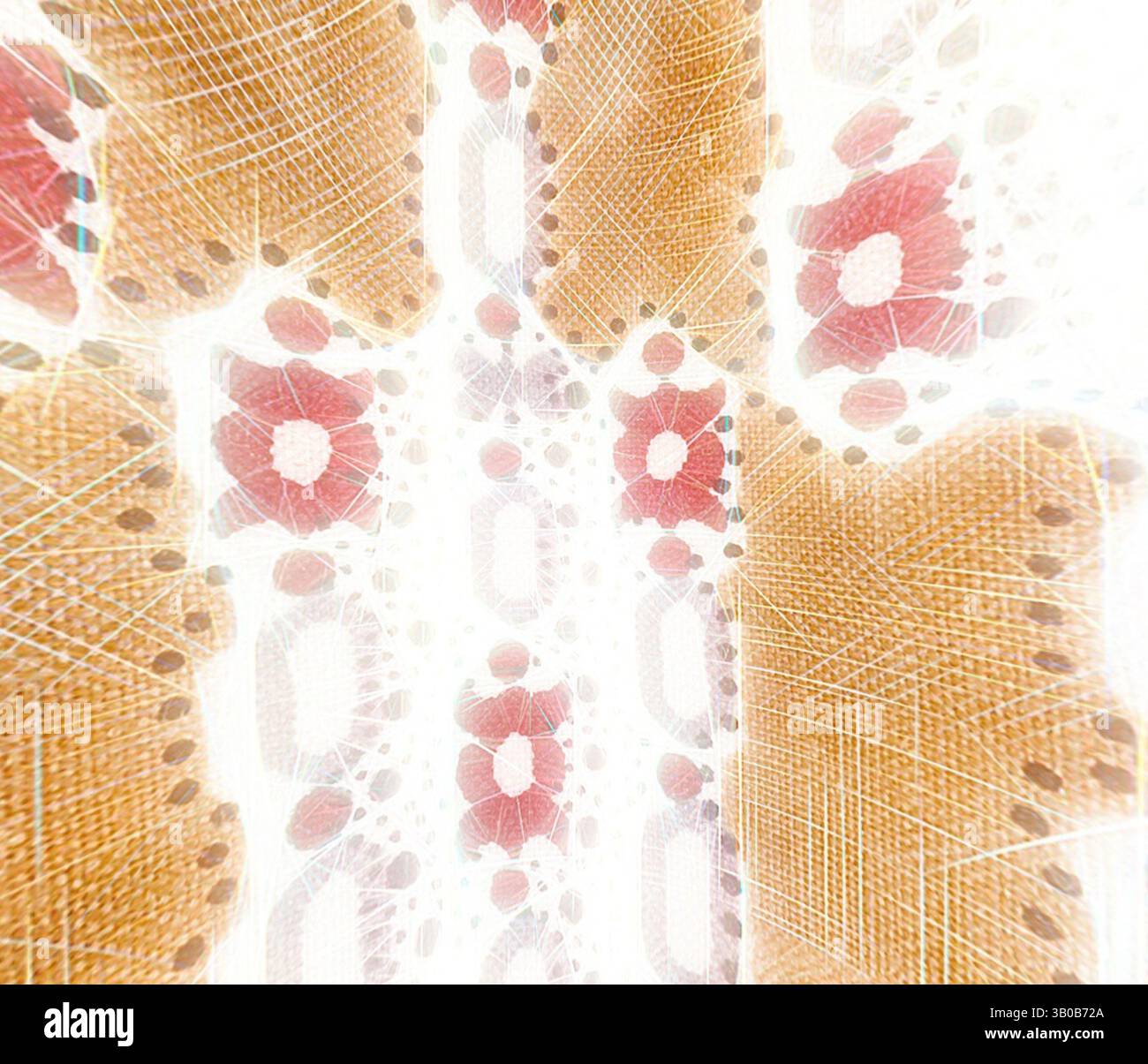 Alternating stripes of floral motifs hi-res stock photography and ...