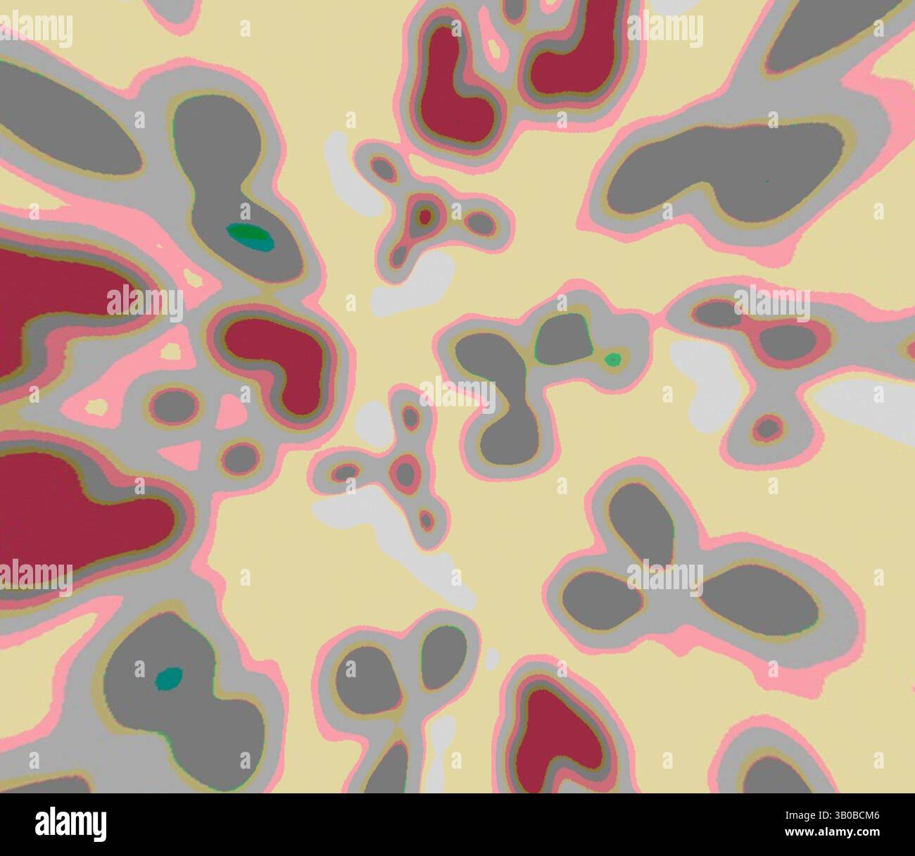 An abstract composition featuring organic shapes in a harmonious blend ...