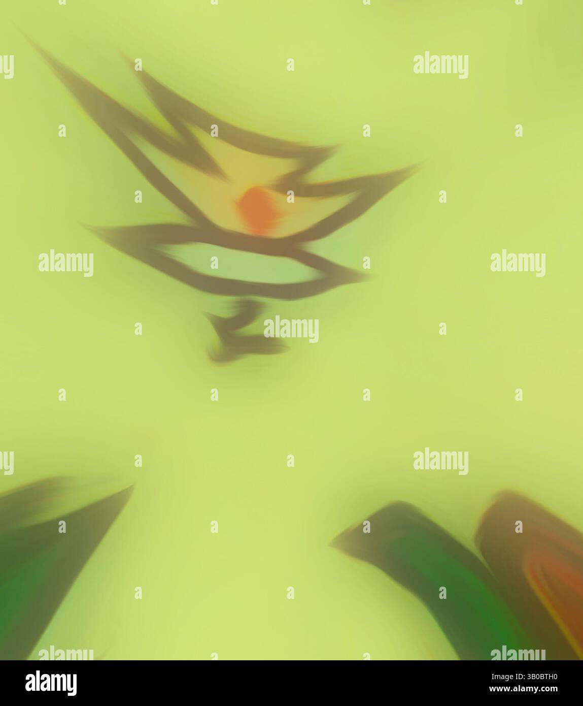 Central motif suggestive of organic forms hi-res stock photography and ...