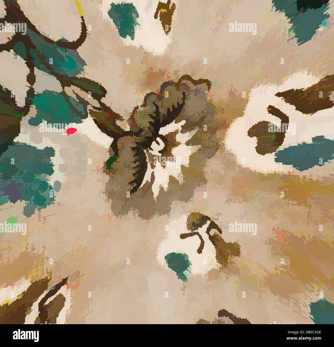 Delicate floral designs in earthy tones hi-res stock photography and ...