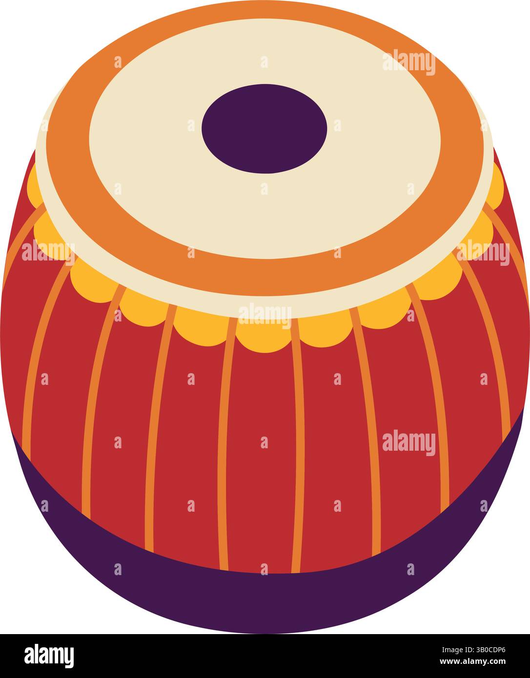 Indian Tabla Cultural Drum Percussion Musical Red Wooden Traditional ...