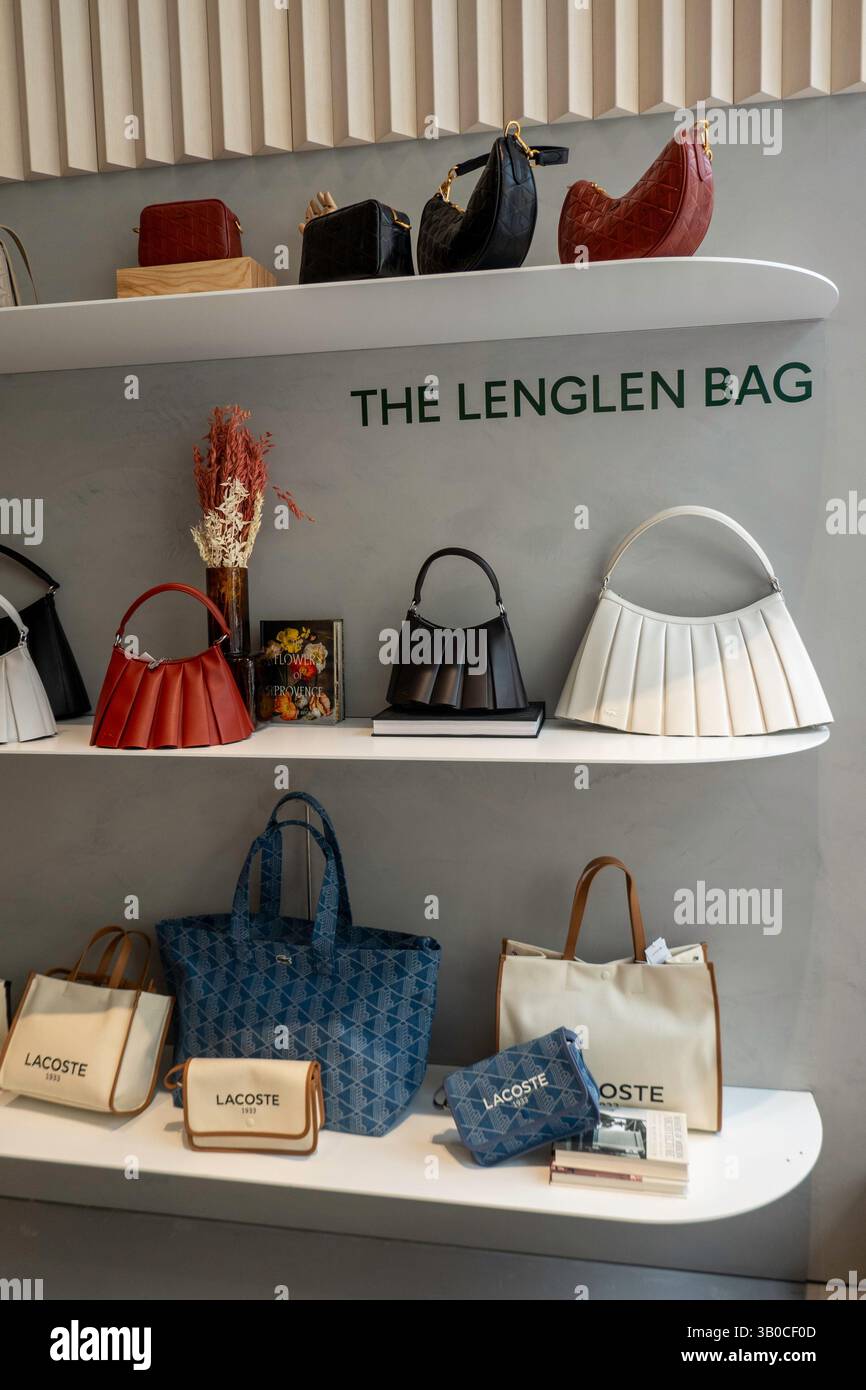 Lacoste flagship store at 575 5th Ave., New York City, 2025, USA Stock ...