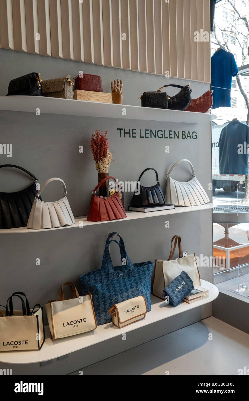 Lacoste flagship store at 575 5th Ave., New York City, 2025, USA Stock ...