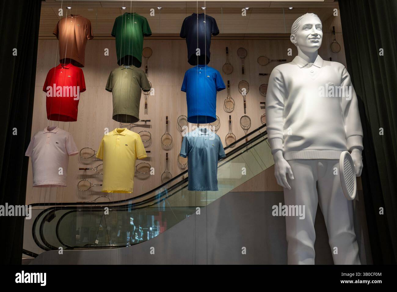 Lacoste flagship store at 575 5th Ave., New York City, 2025, USA Stock ...