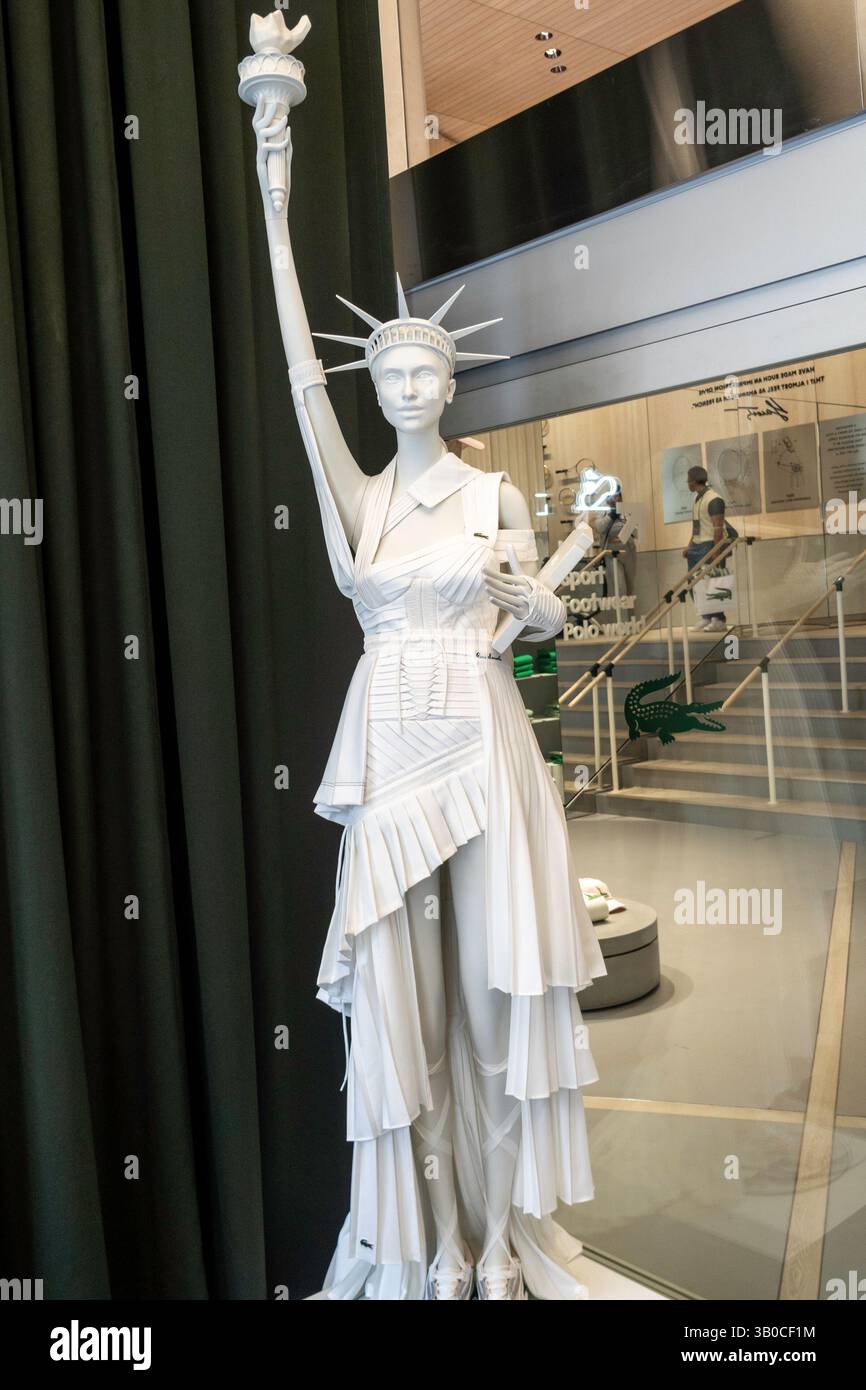 Lacoste flagship store at 575 5th Ave., New York City, 2025, USA Stock ...