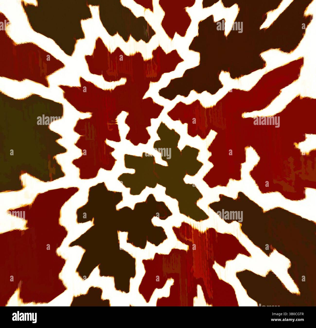 Jagged shapes in deep reds hi-res stock photography and images - Alamy