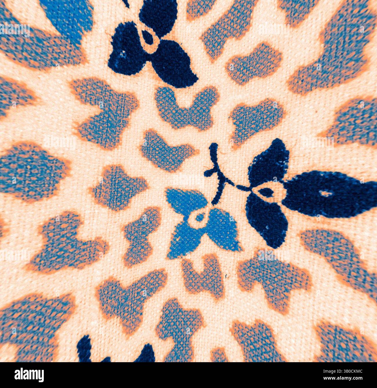 Leopard spots in shades of blue hi-res stock photography and images - Alamy