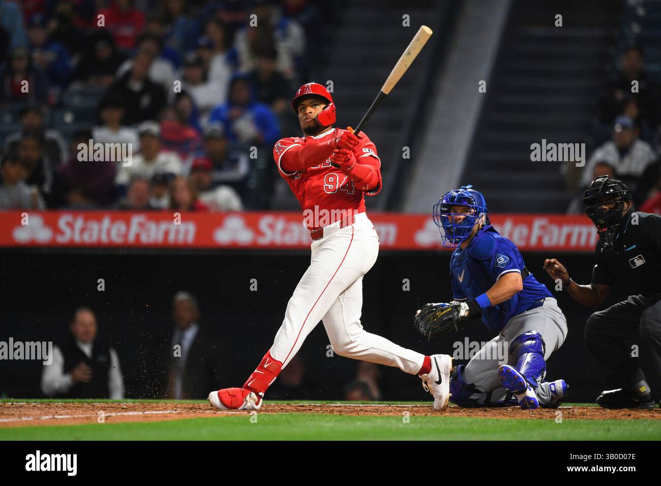 ANAHEIM, CA - MARCH 25: Los Angeles Angels second baseman Christian ...