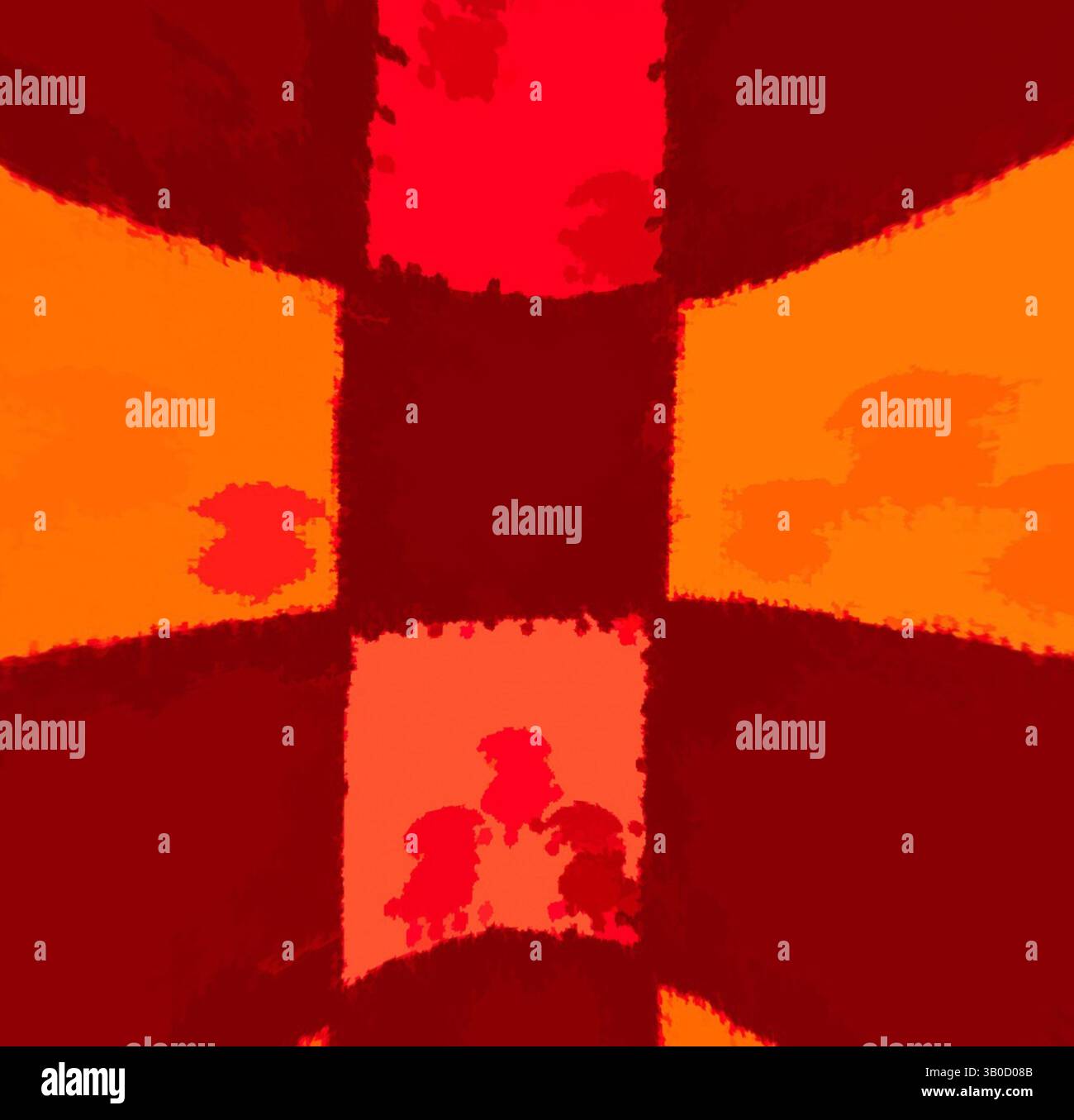 Vibrant circular checkerboard pattern hi-res stock photography and ...