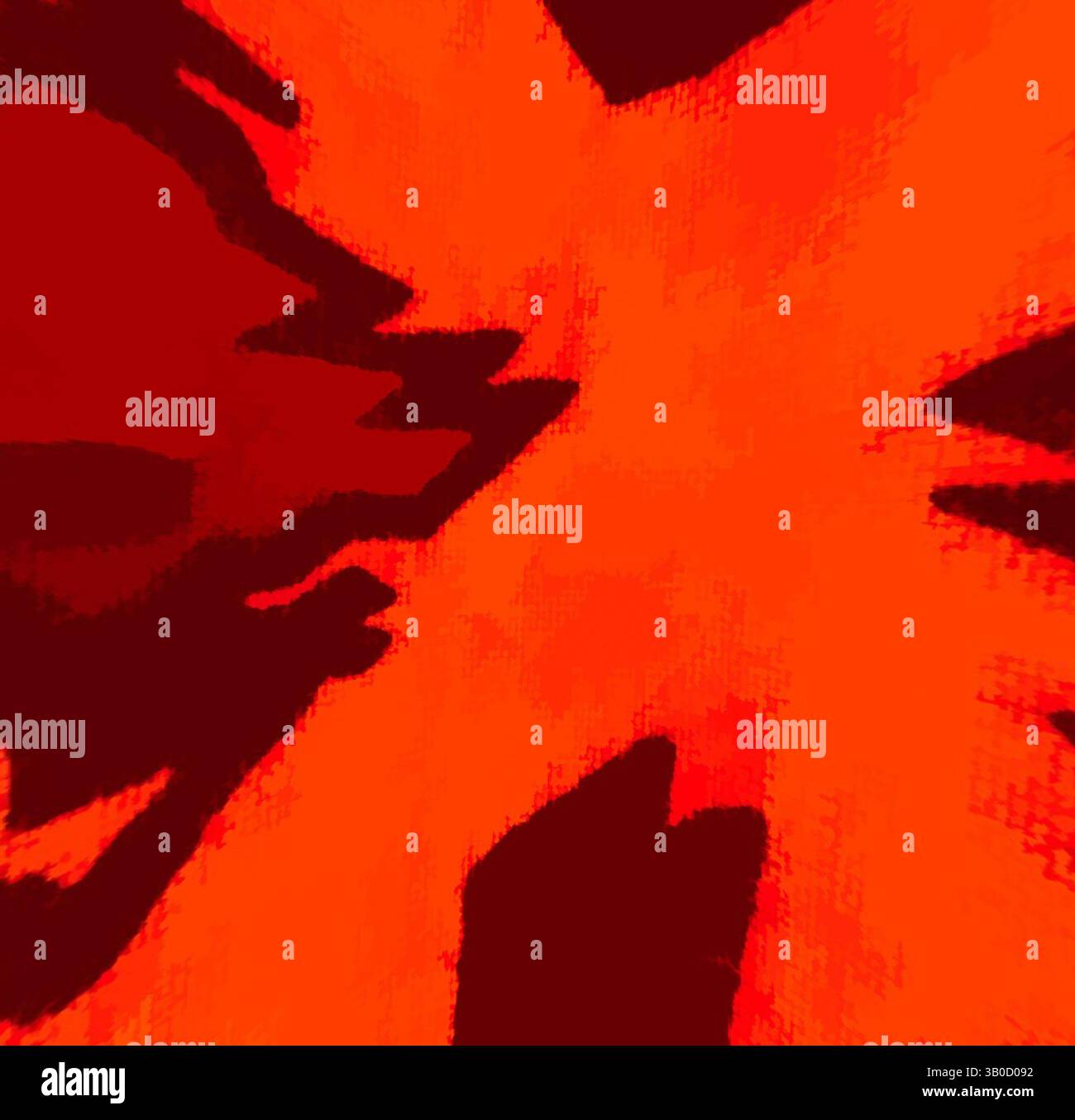 A vibrant explosion of bold red hues creates a dynamic and energetic ...