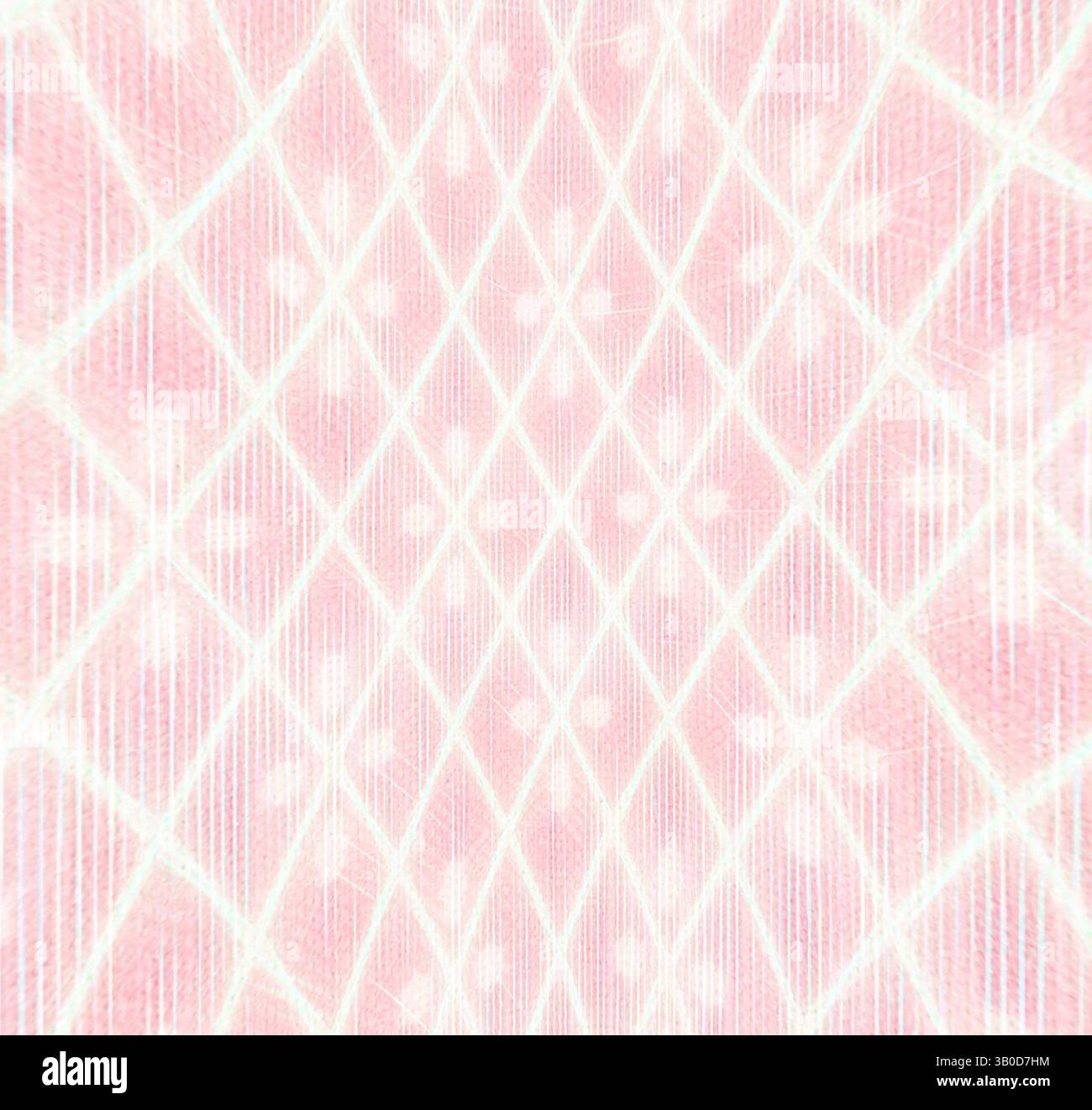 A soft, abstract pattern featuring interwoven diamond shapes in light ...