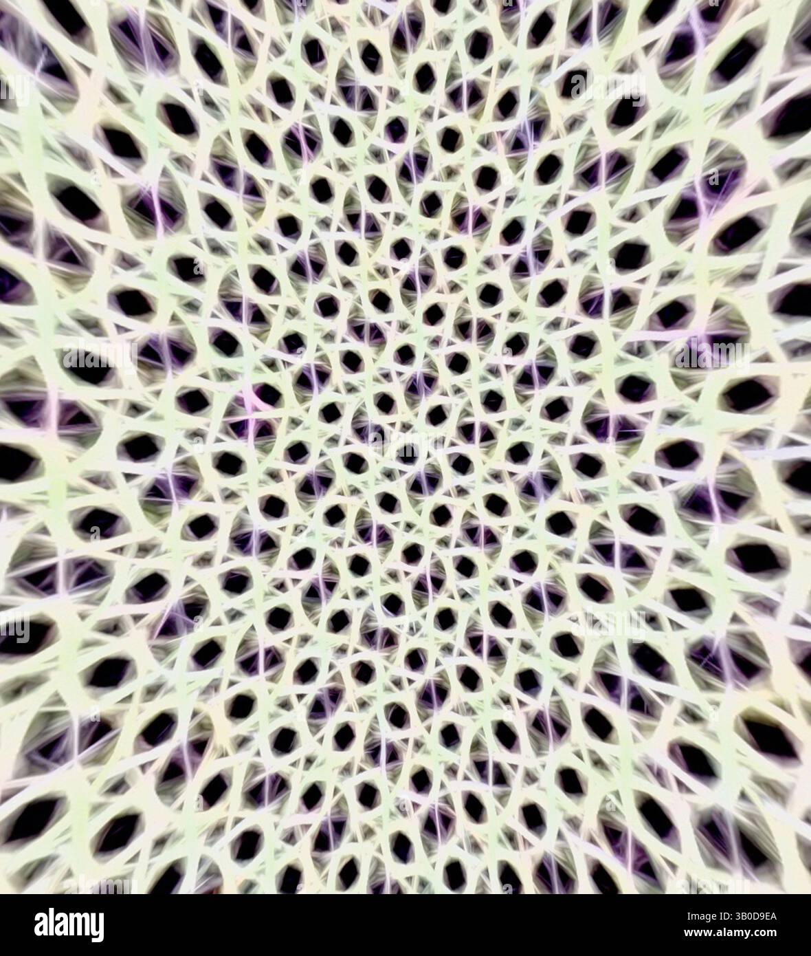 Complex web of interconnected shapes creates hi-res stock photography ...