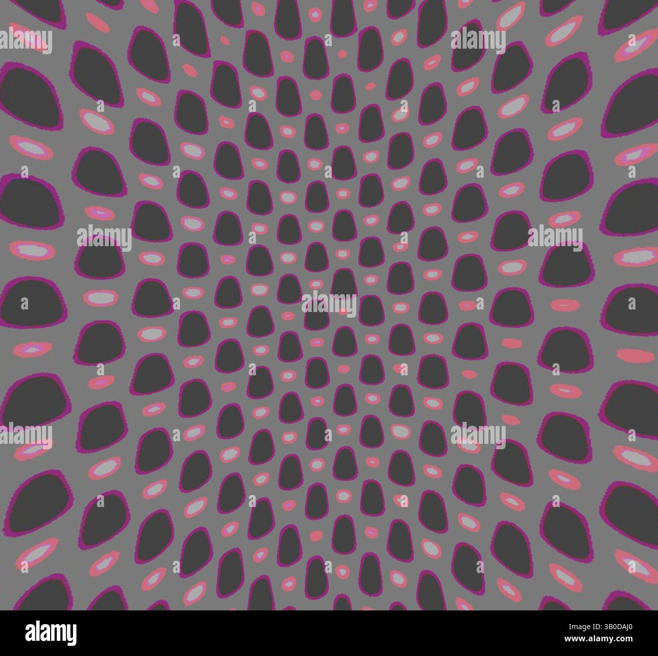 A mesmerizing pattern of varying shapes creates a dynamic sense of ...