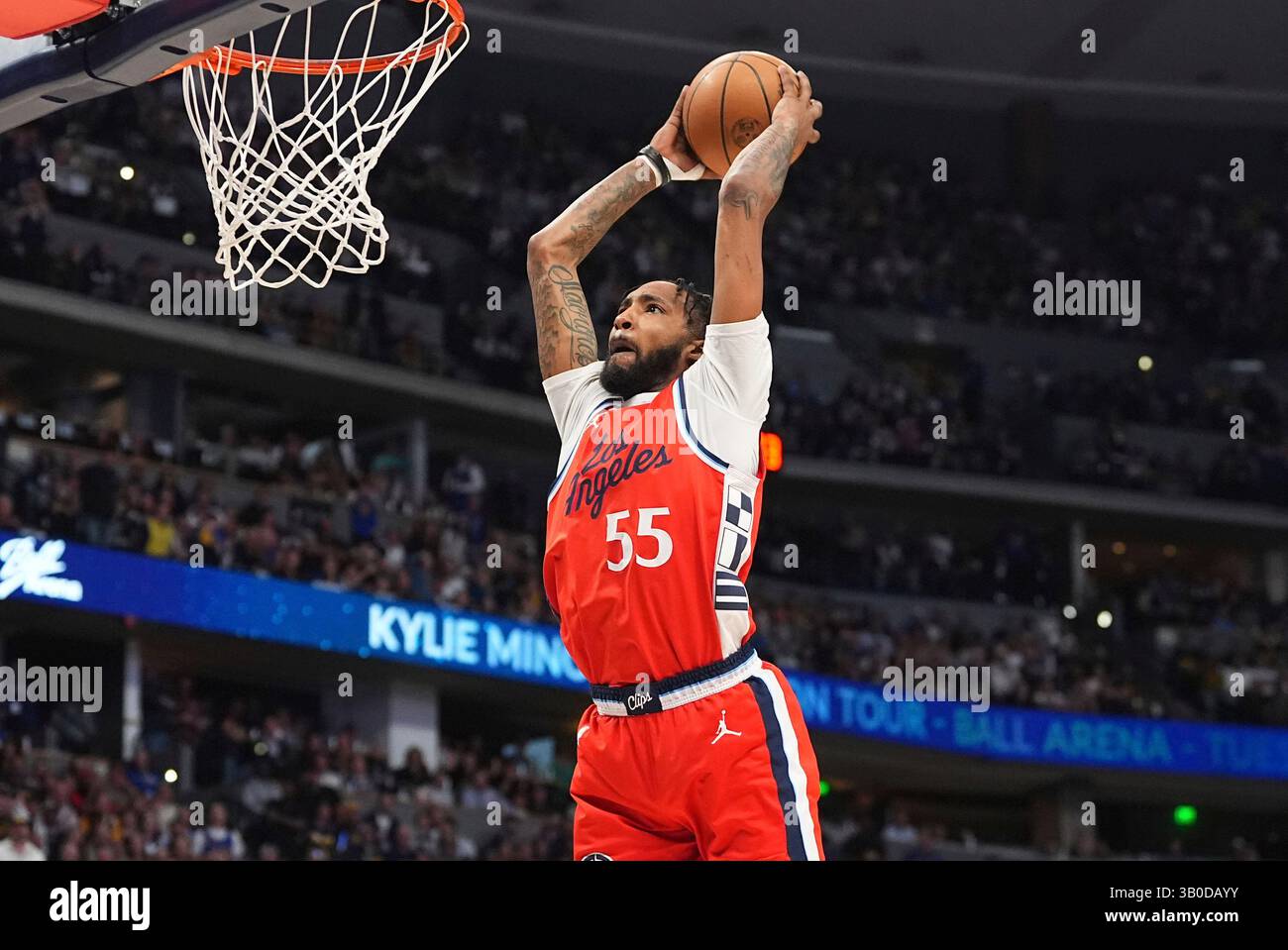 Los Angeles Clippers forward Derrick Jones Jr. (55) in the second half ...