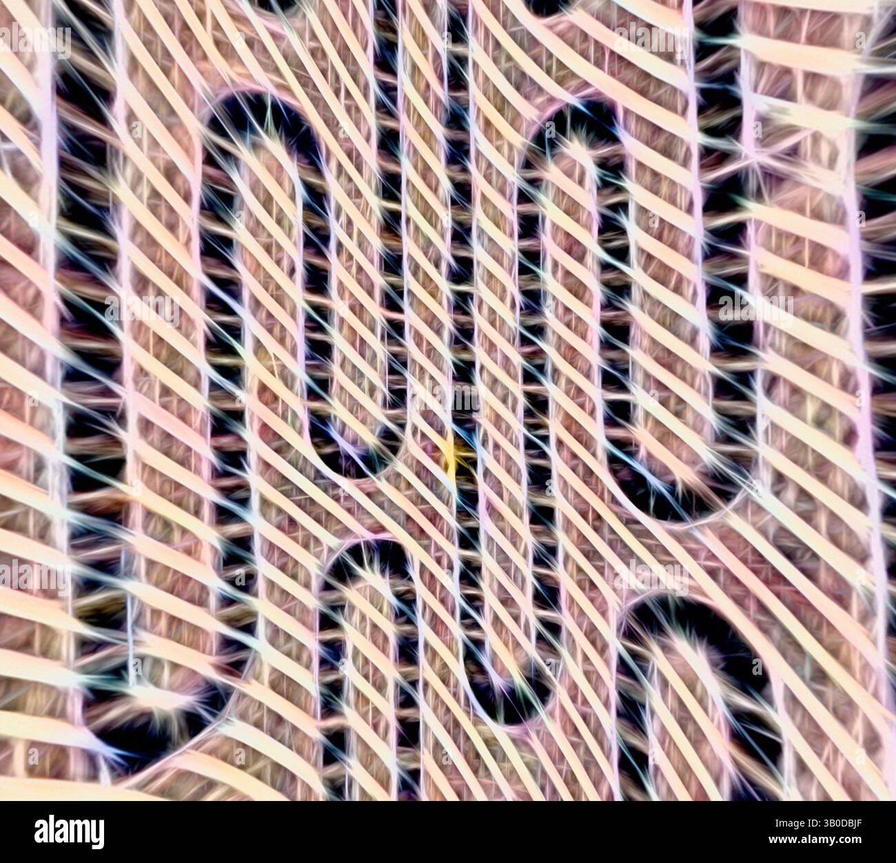 An intricate pattern of winding lines forms a mesmerizing maze-like ...