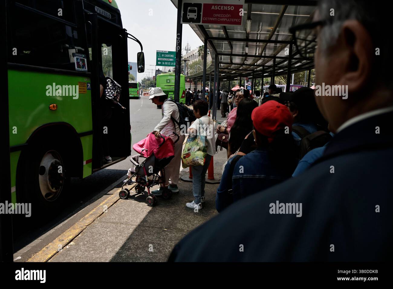 April 23, 2025, Mexico, Cdmx, Mexico: The second stage of the repair ...