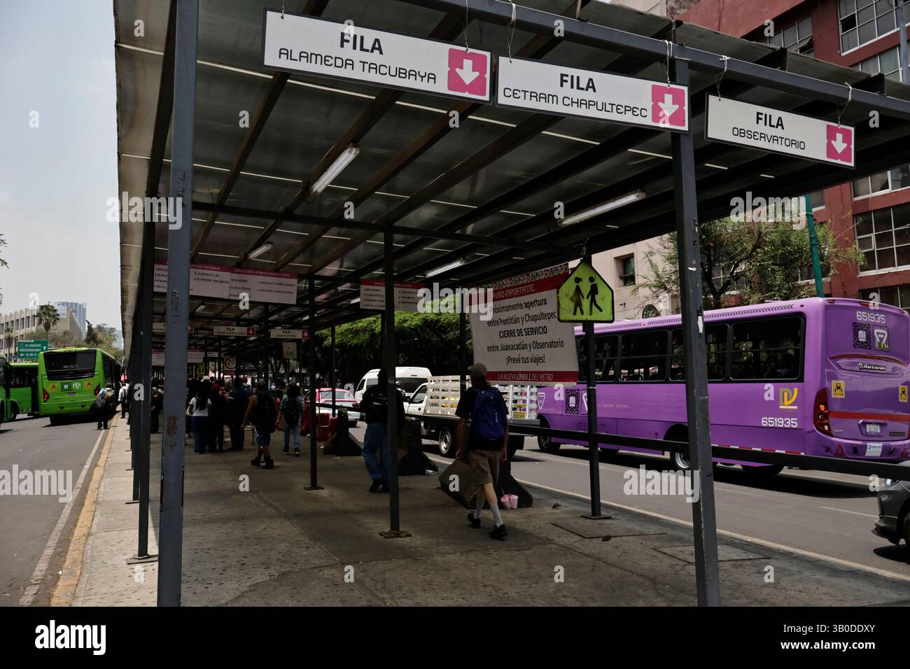 April 23, 2025, Mexico, Cdmx, Mexico: The second stage of the repair ...