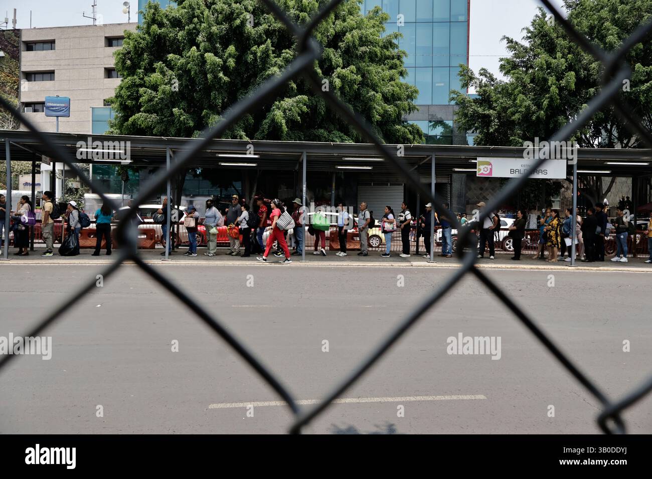 April 23, 2025, Mexico, Cdmx, Mexico: The second stage of the repair ...
