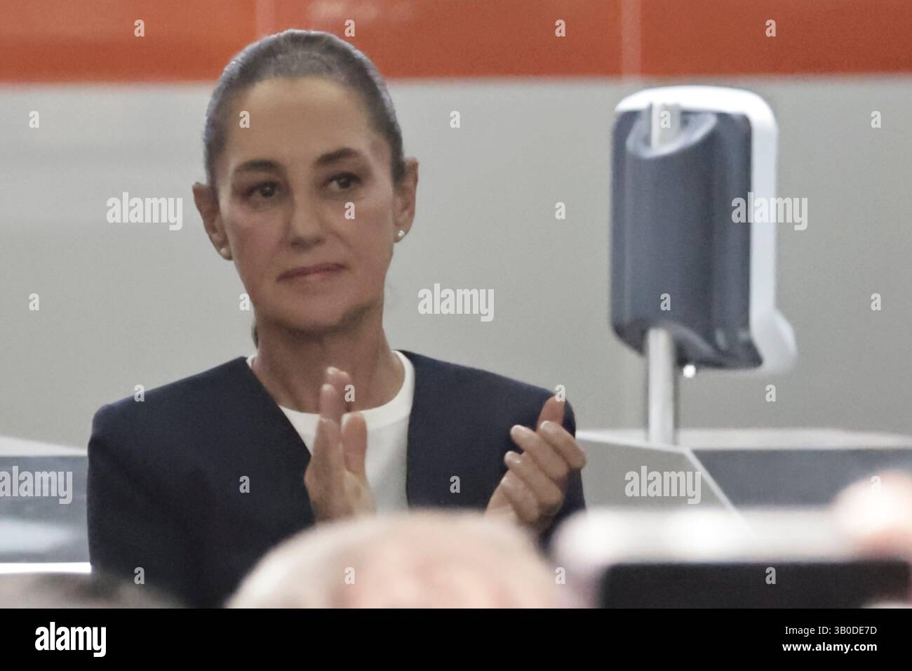 April 23, 2025, Mexico, Cdmx, Mexico: The second stage of the repair ...