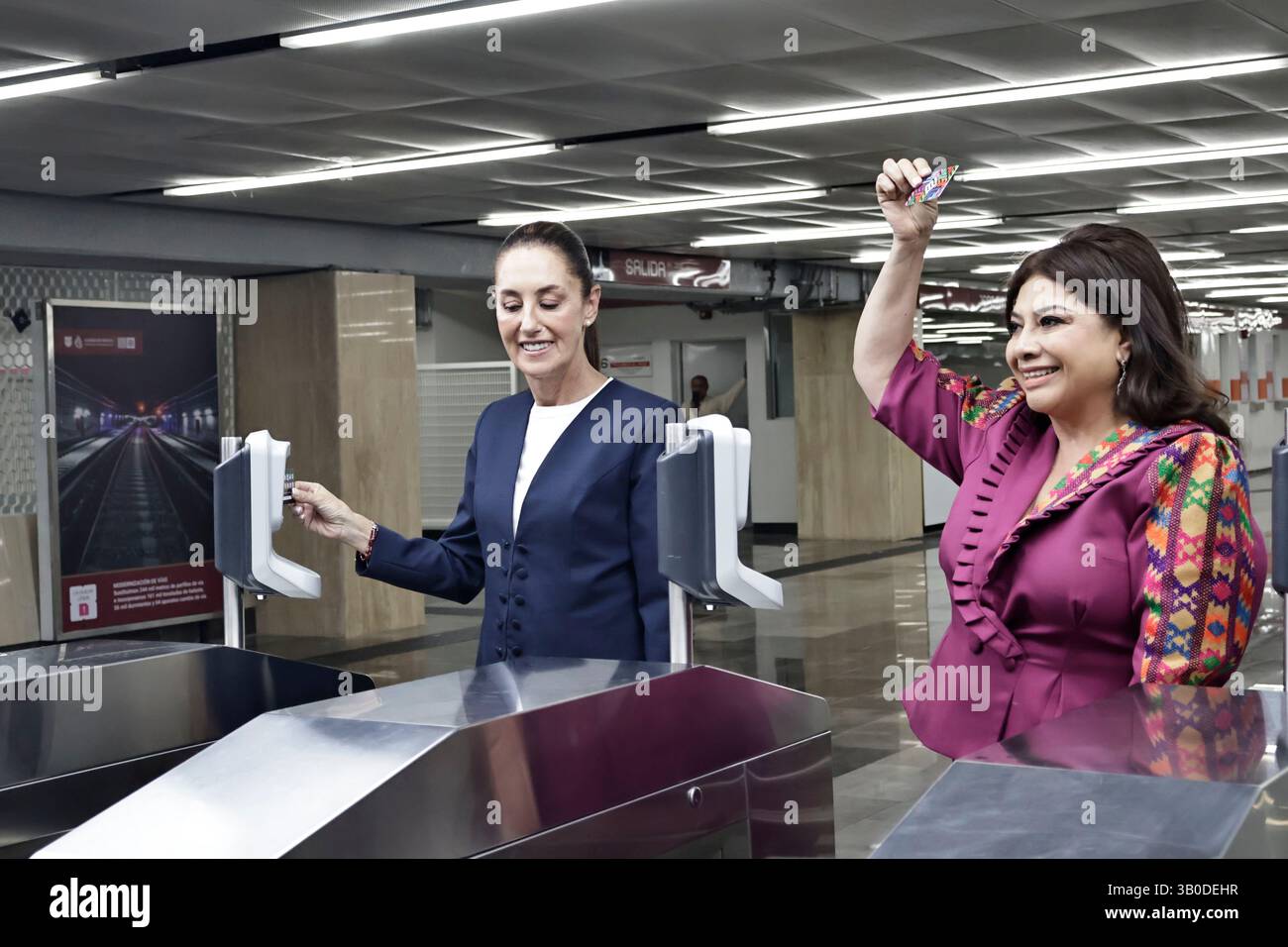 April 23, 2025, Mexico, Cdmx, Mexico: The second stage of the repair ...