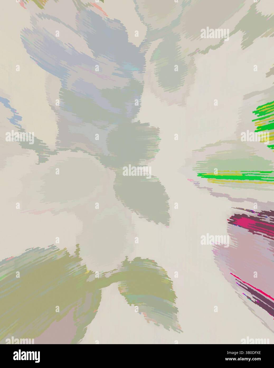 Overlapping shapes in light green hues creates hi-res stock photography ...