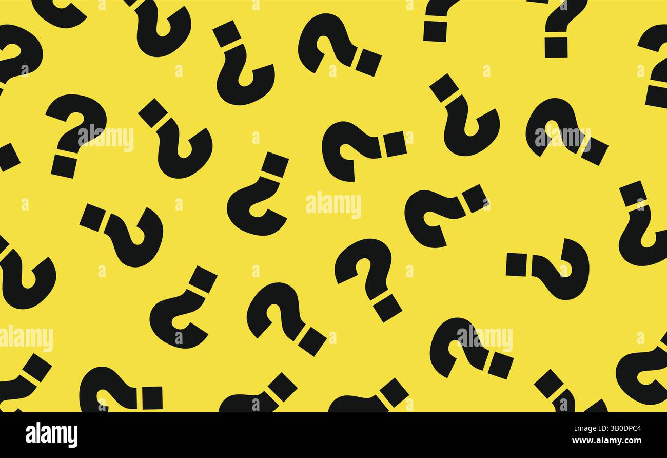 Background yellow with question mark Stock Vector Image & Art - Alamy