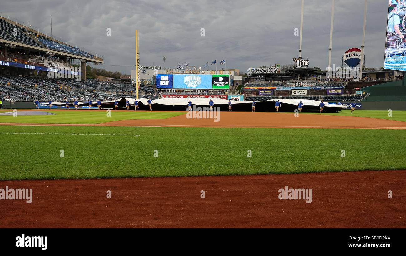 Kansas City, MO, USA. 23rd Apr, 2025. The Kansas City Royals ground ...