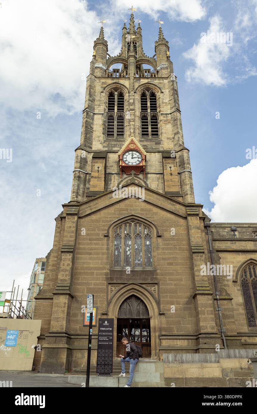 Newcastle, UK - Apr 13, 2025 - Architecture exterior of Newcastle ...