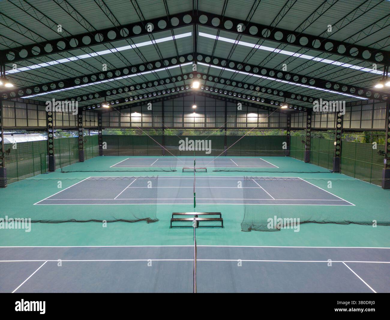 Phuket, Thailand - March 12, 2025: Drone aerial view of the indoor ...