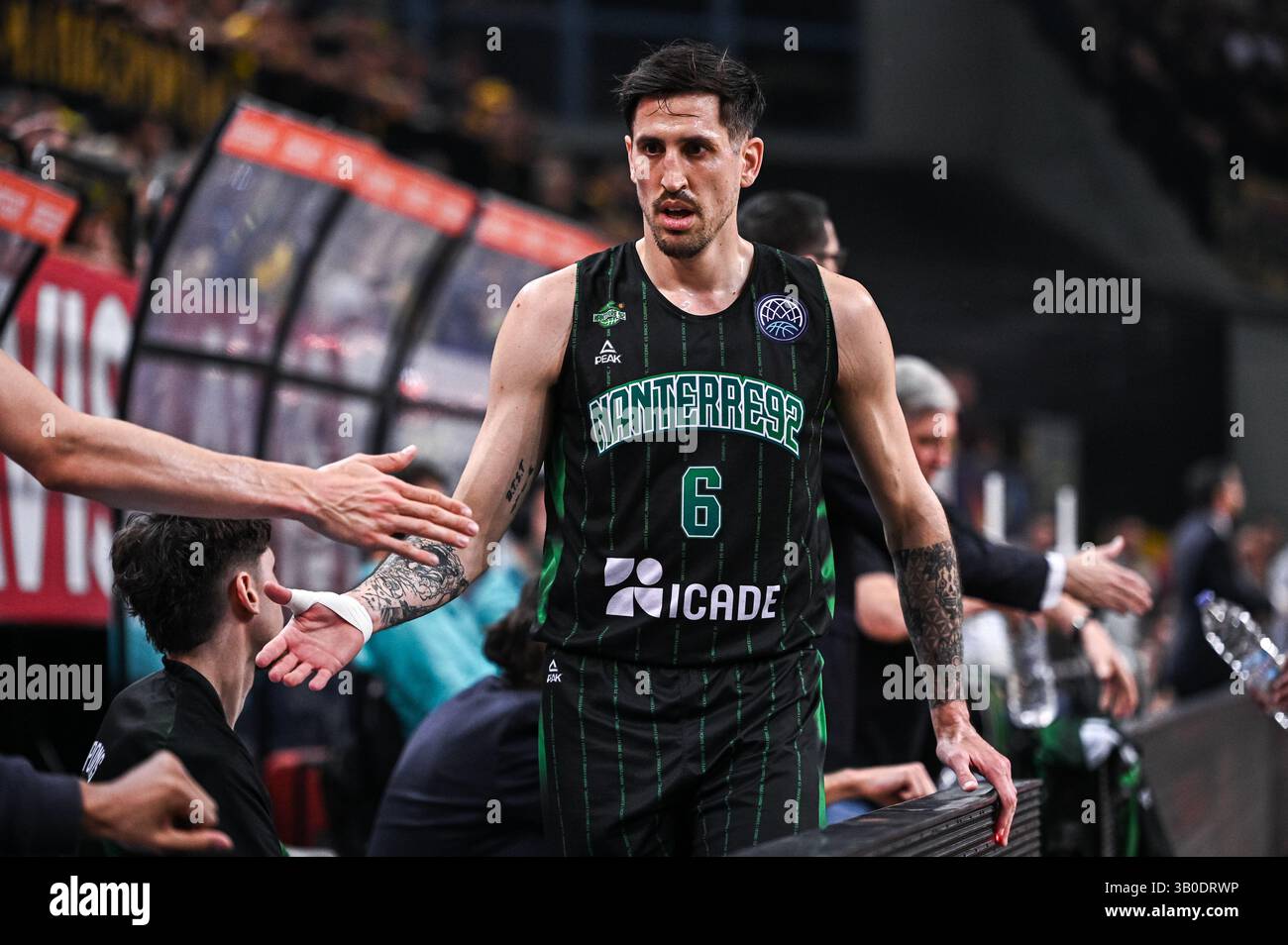 April 23, 2025, Athens, Athens, Greece: 6 PAUL LACOMBE of Nanterre 92 ...