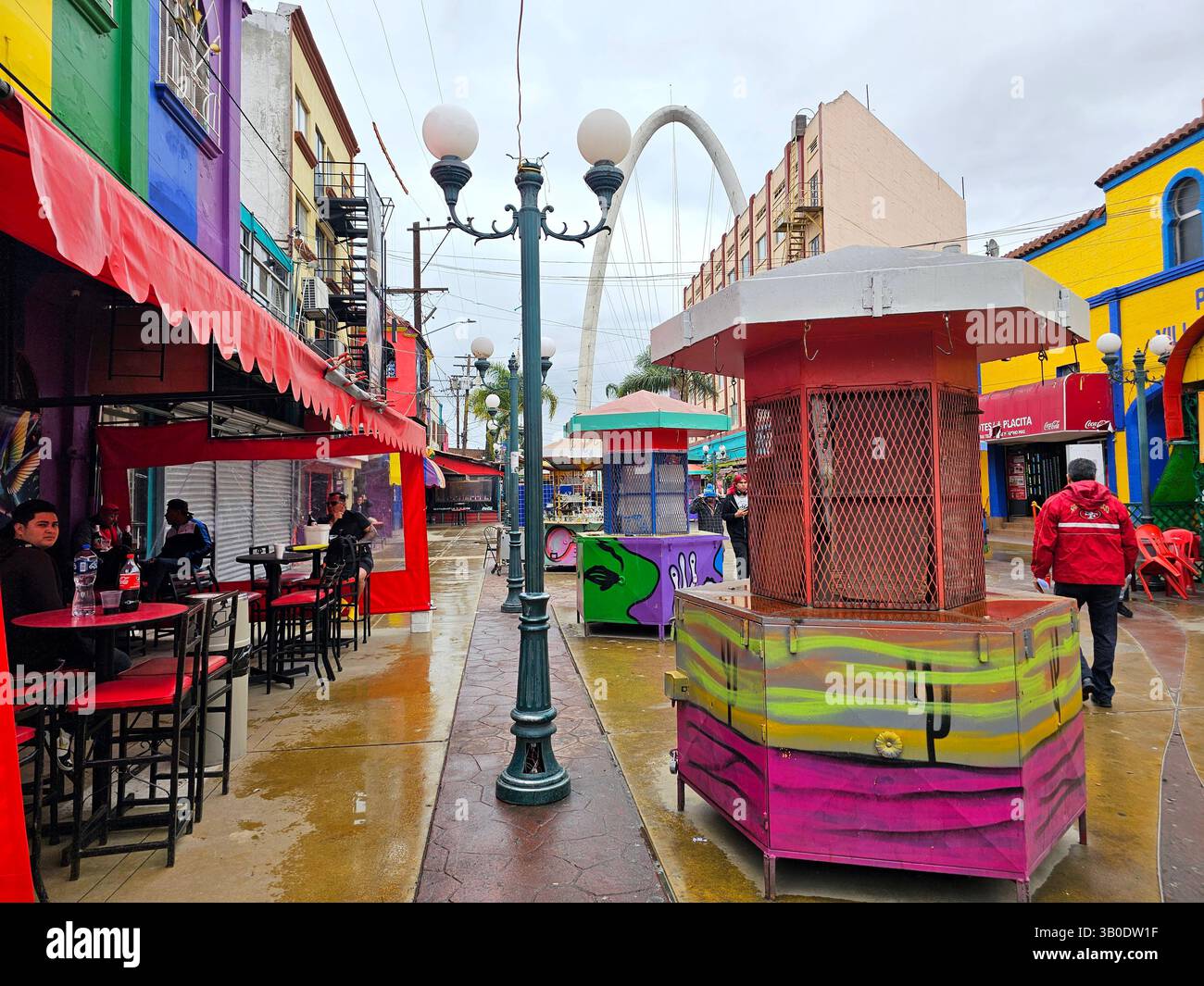Tijuana, Baja California, Mexico - Mar 14, 2025: Plaza Santa Cecilia ...
