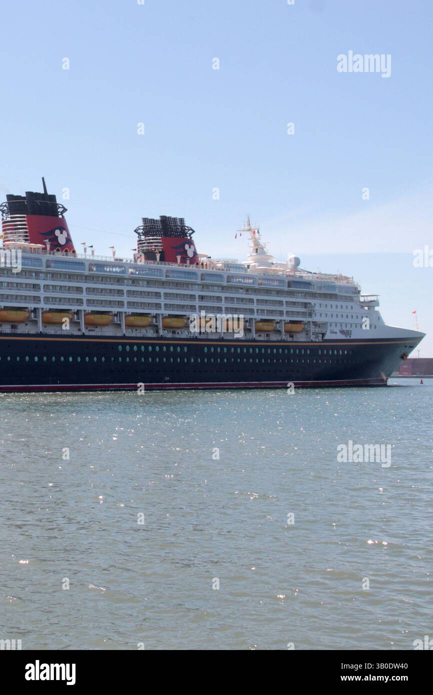 Ensenada, Baja California, Mexico - Mar 16, 2025: Disney Cruise Line's ...