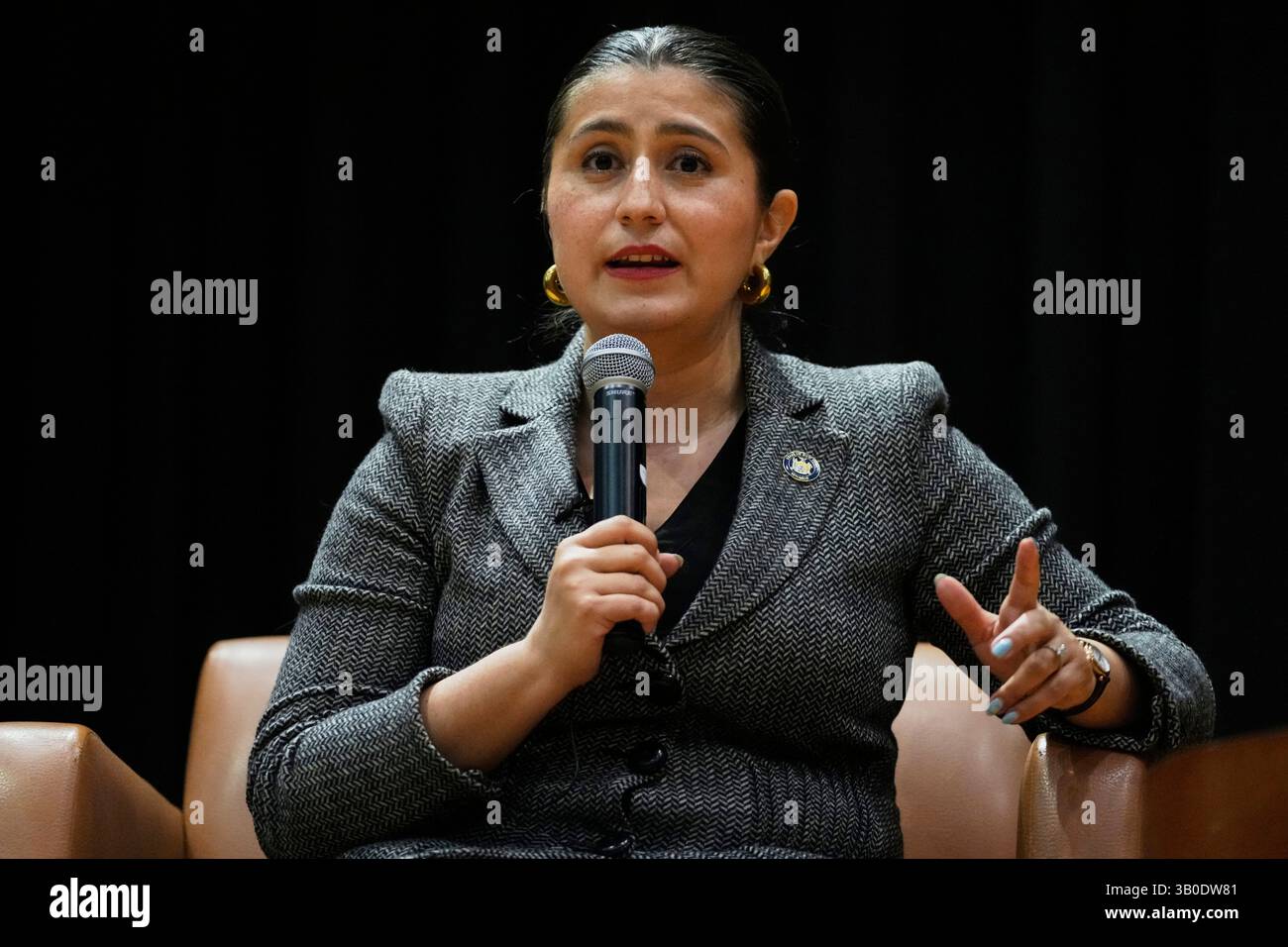 Sen. Jessica Ramos, D-East Elmhurst, speaks during the New York City ...