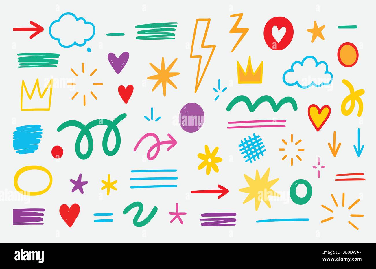 Creative hand symbols Stock Vector Images - Alamy