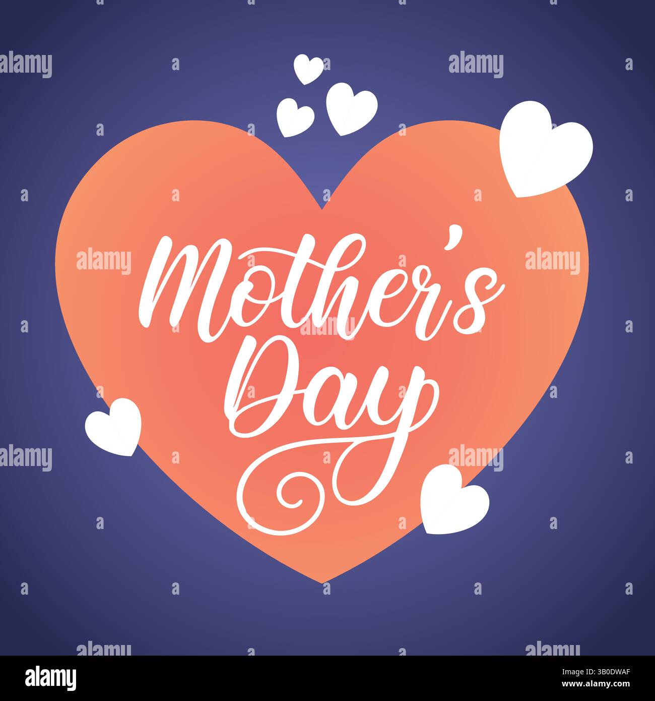 Mother's Day Love Heart vector art Stock Vector Image & Art - Alamy
