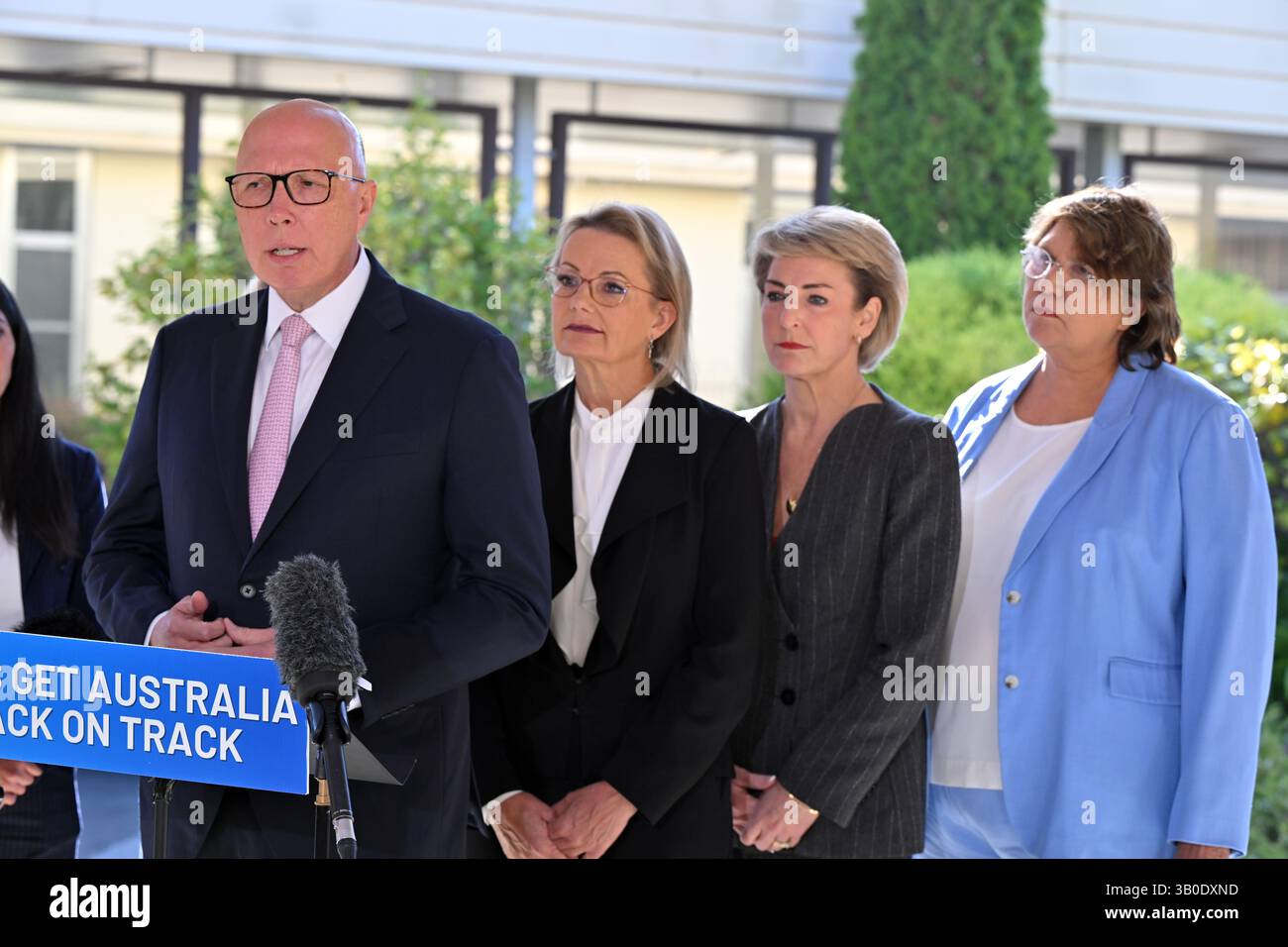 Hobart, Australia. 24th Apr, 2025. Leader of the Opposition Peter ...
