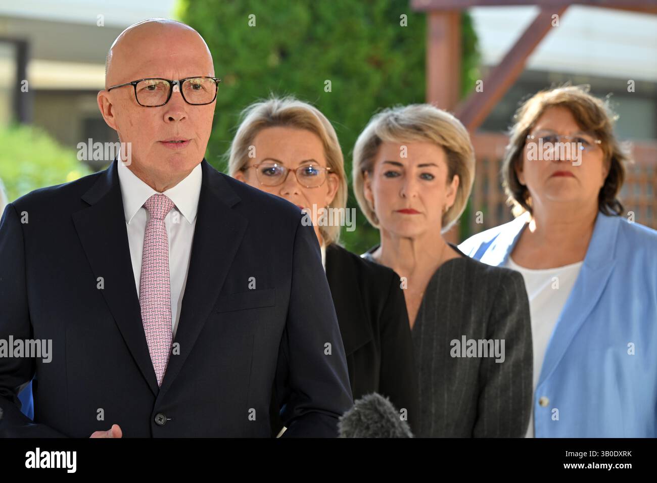 Hobart, Australia. 24th Apr, 2025. Leader of the Opposition Peter ...