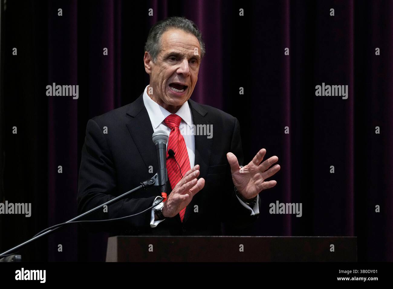 Former New York Gov. Andrew Cuomo speaks during the New York City ...