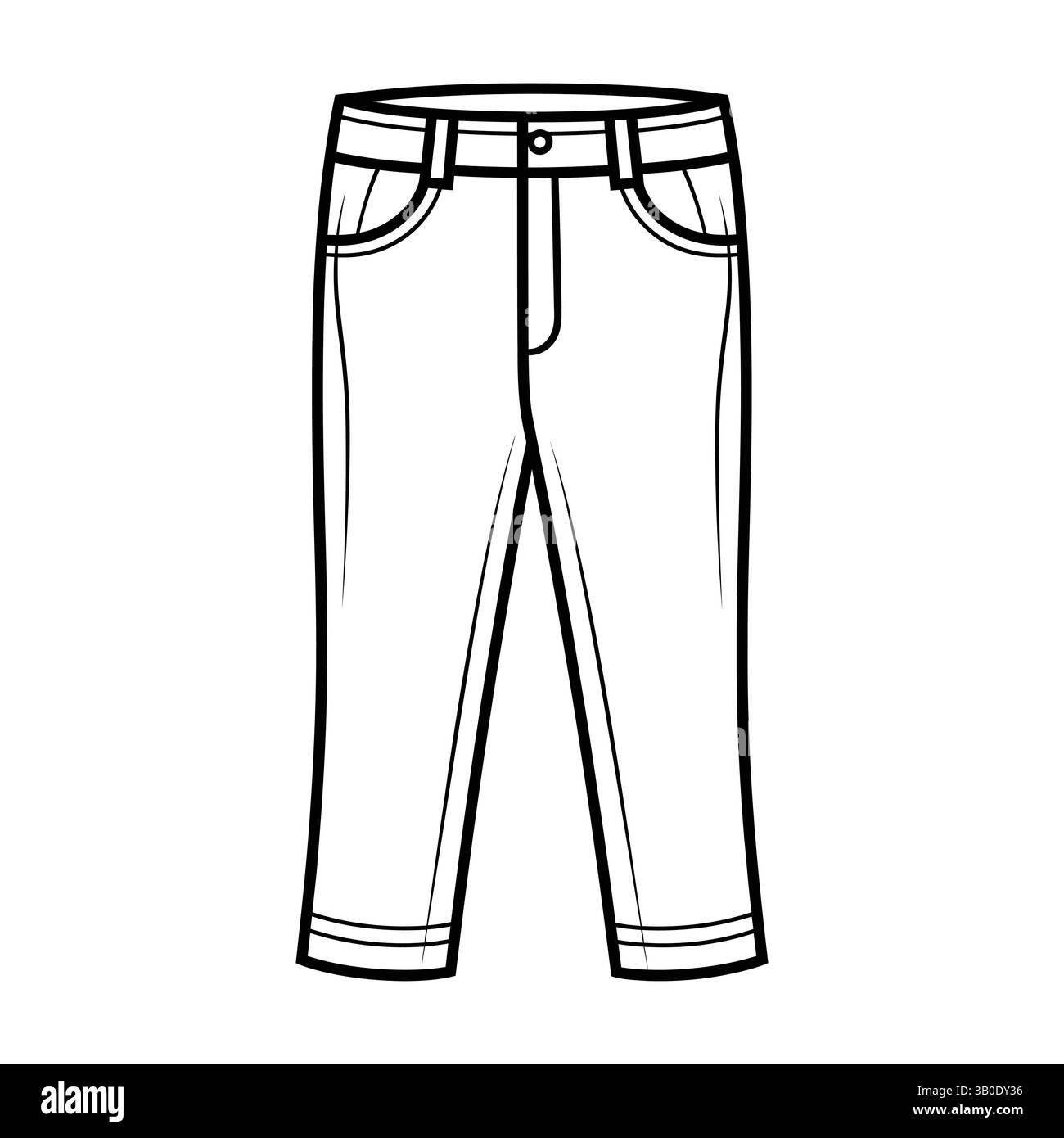 pants outline, silhouette, vector, illustration, isolated on white ...